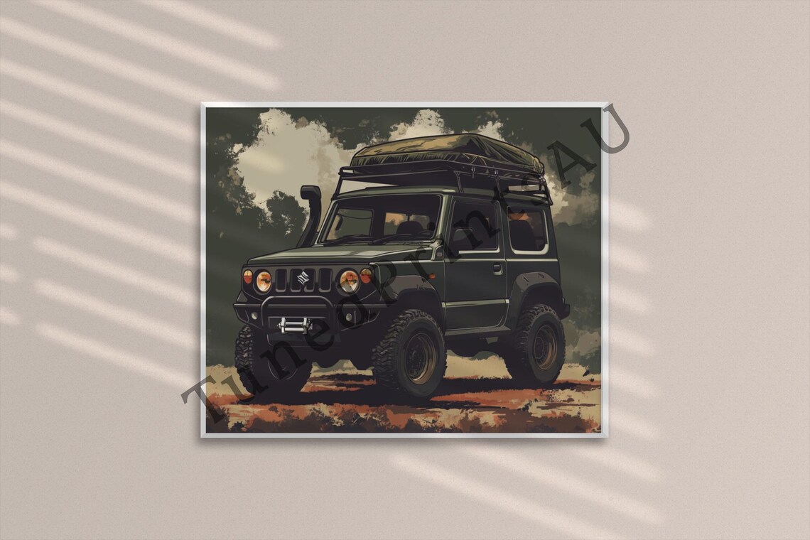 Suzuki Jimny Digital Print Downloadable Poster Wall Art Home Decor Gift ...