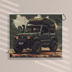 Suzuki Jimny Digital Print Downloadable Poster Wall Art Home Decor Gift ...