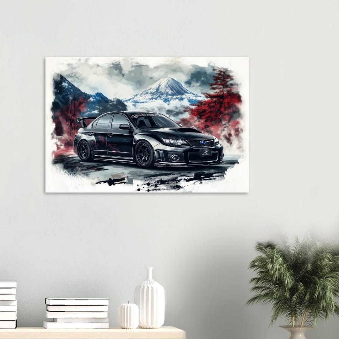 Subaru Impreza WRX STI Poster Wall Art Home Decor Gift Idea Car Poster ...
