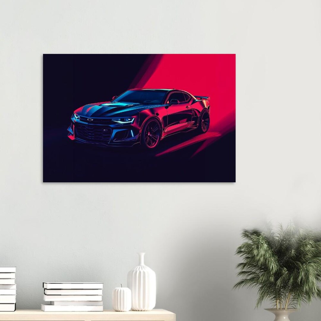 Chevrolet Camaro ZL1 Poster Wall Art Home Decor Gift Idea Car Poster ...
