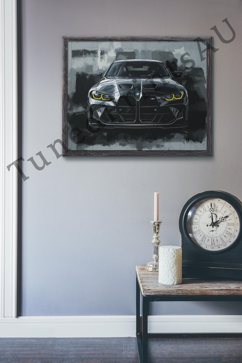 BMW G80 M4 Competition Digital Print Downloadable Poster Wall Art Home ...