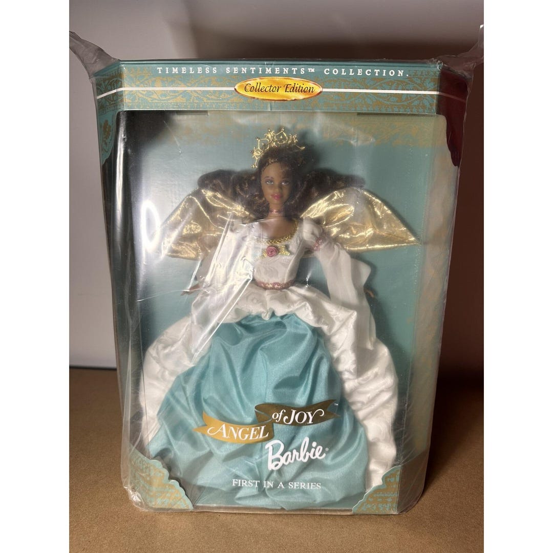 NRFB 1998 Angel of Joy Barbie Afr. Amer. 1st in A Series Christmas ...