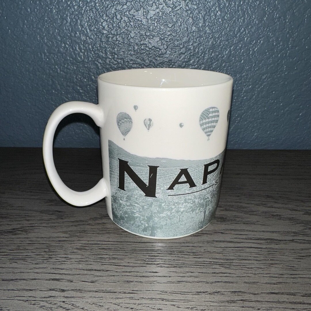 Starbucks Napa Valley California 2002 Barista SKYLINE SERIES ONE Coffee ...