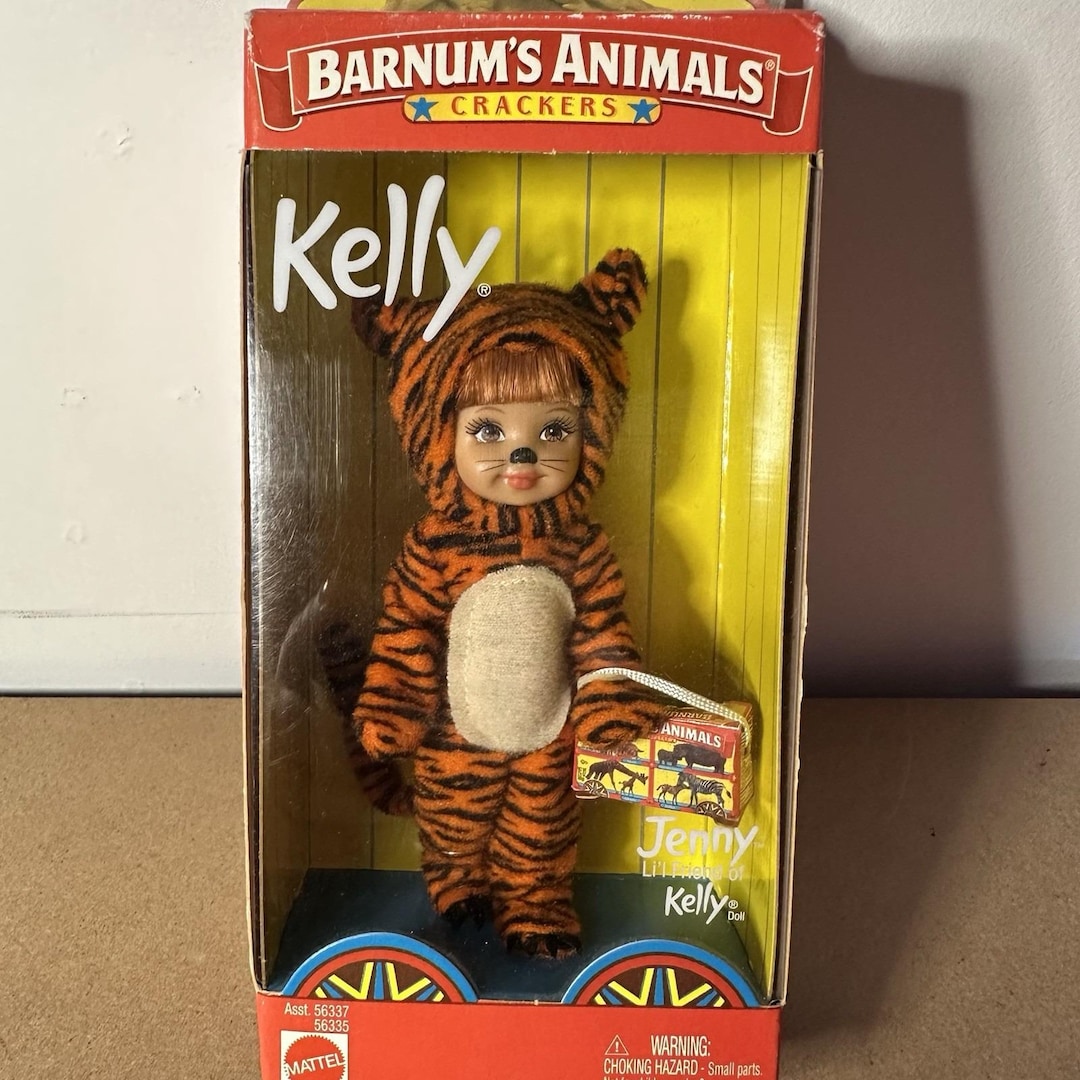 VTG 2002 Jenny Tiger Barnum's Animals Crackers Friend of Kelly Barbie ...
