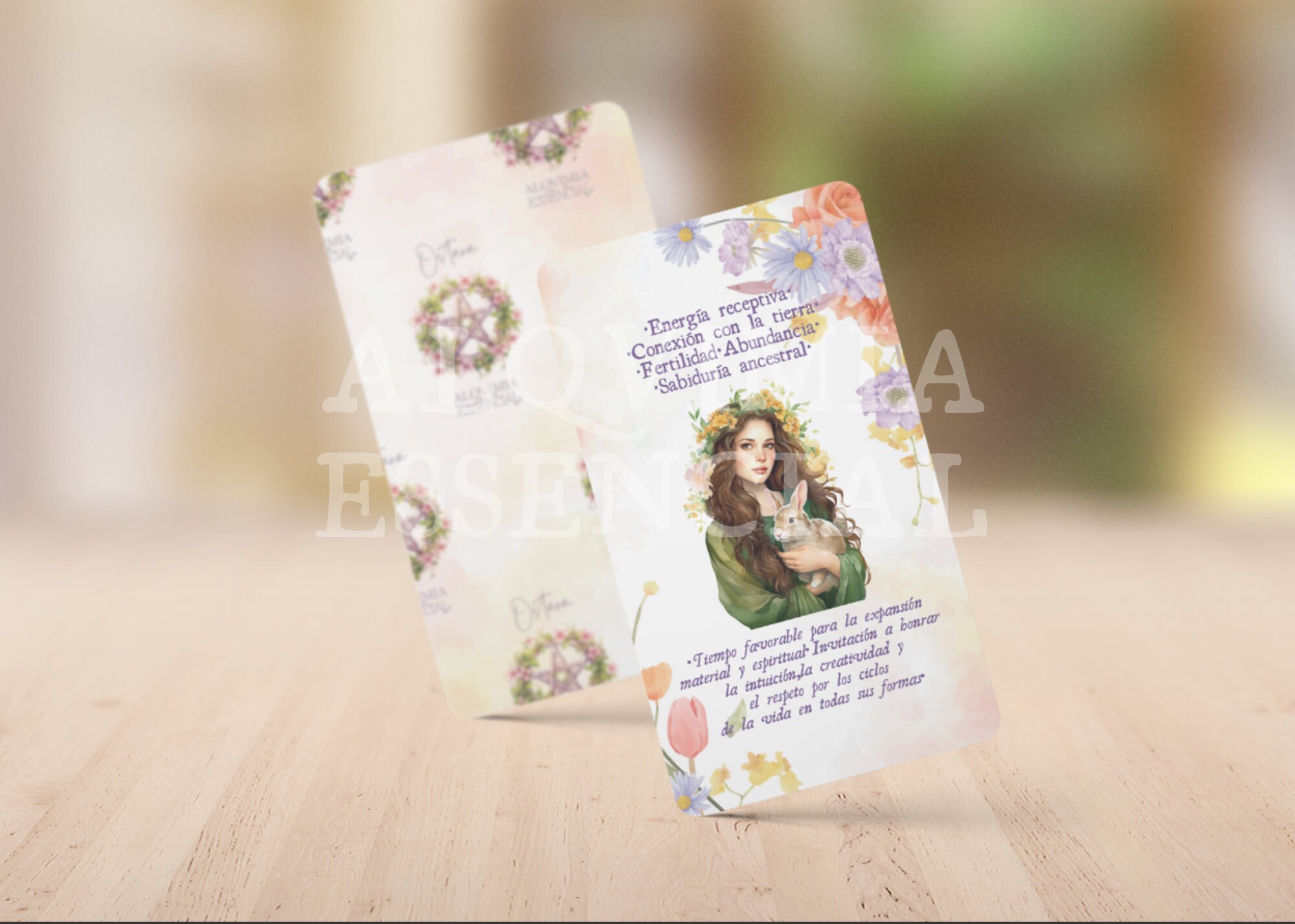 OSTARA - Printable Oracle in Spanish / 26 Oracle Cards / Digital Oracle ...
