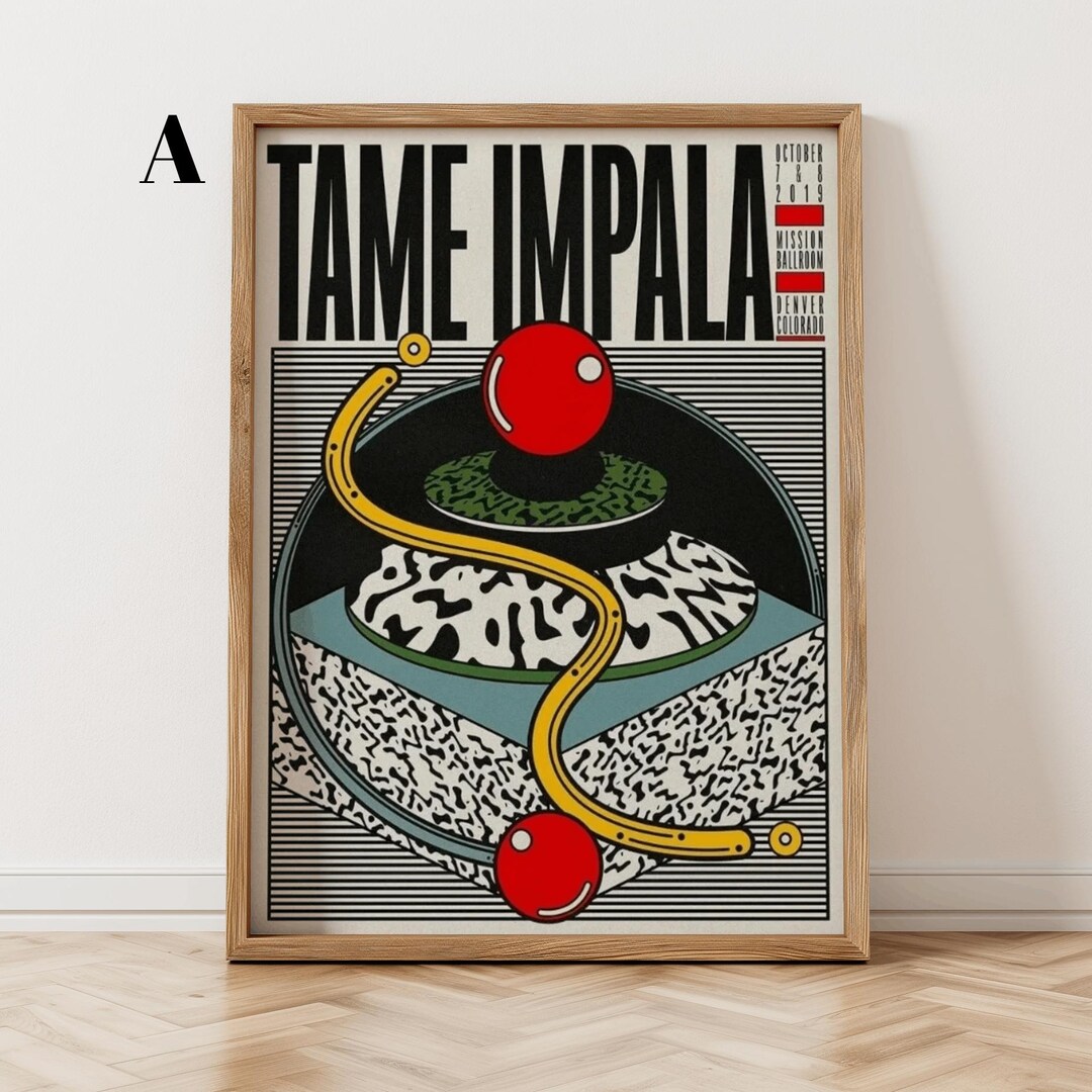 Tame Impala Poster Collection, Vintage Music Posters, Tame Impala Gift ...
