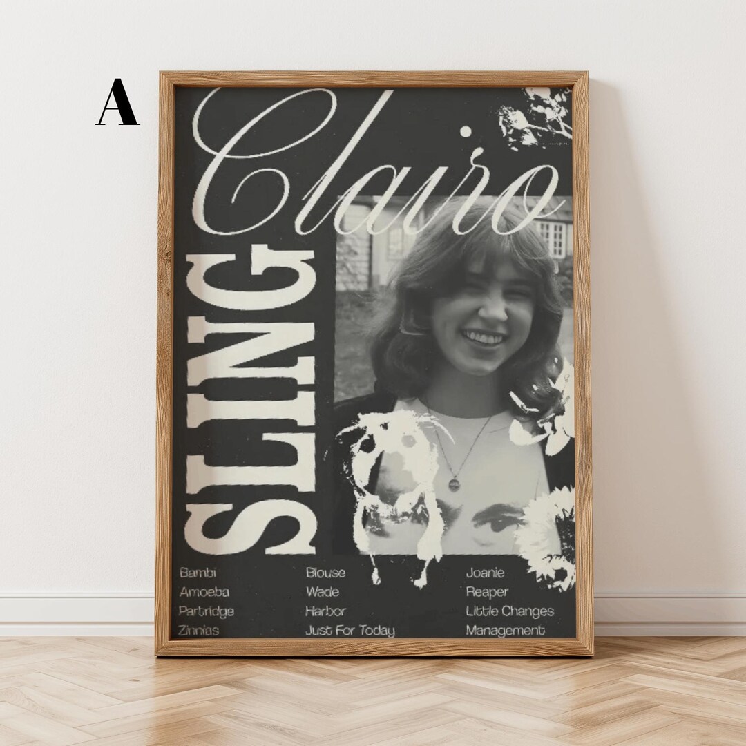 Clairo Poster Collection, Vintage Music Posters, Clairo Gift for Fan ...