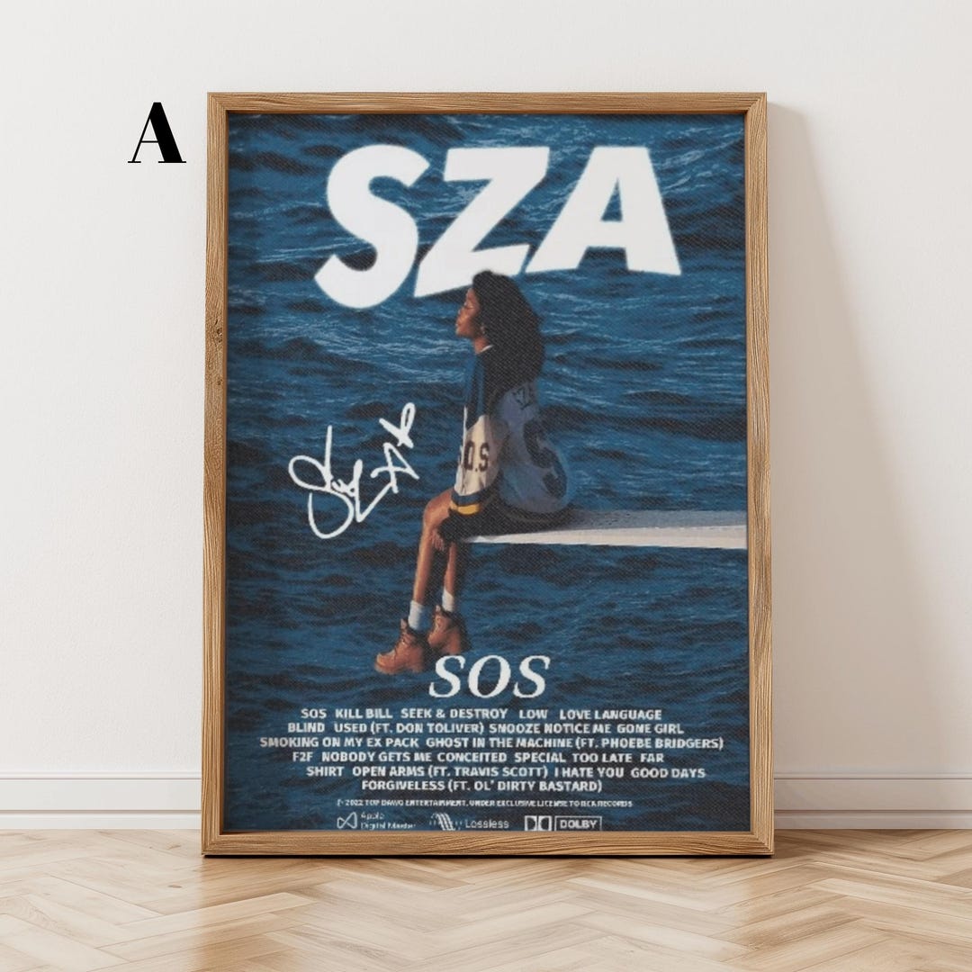 Sza Poster Collection, Vintage Music Posters, Sza Gift for Fan, Music ...