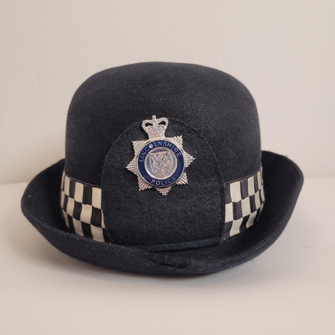 British Lincolnshire Police Hat Women Uniform Bowler Hat - Etsy UK