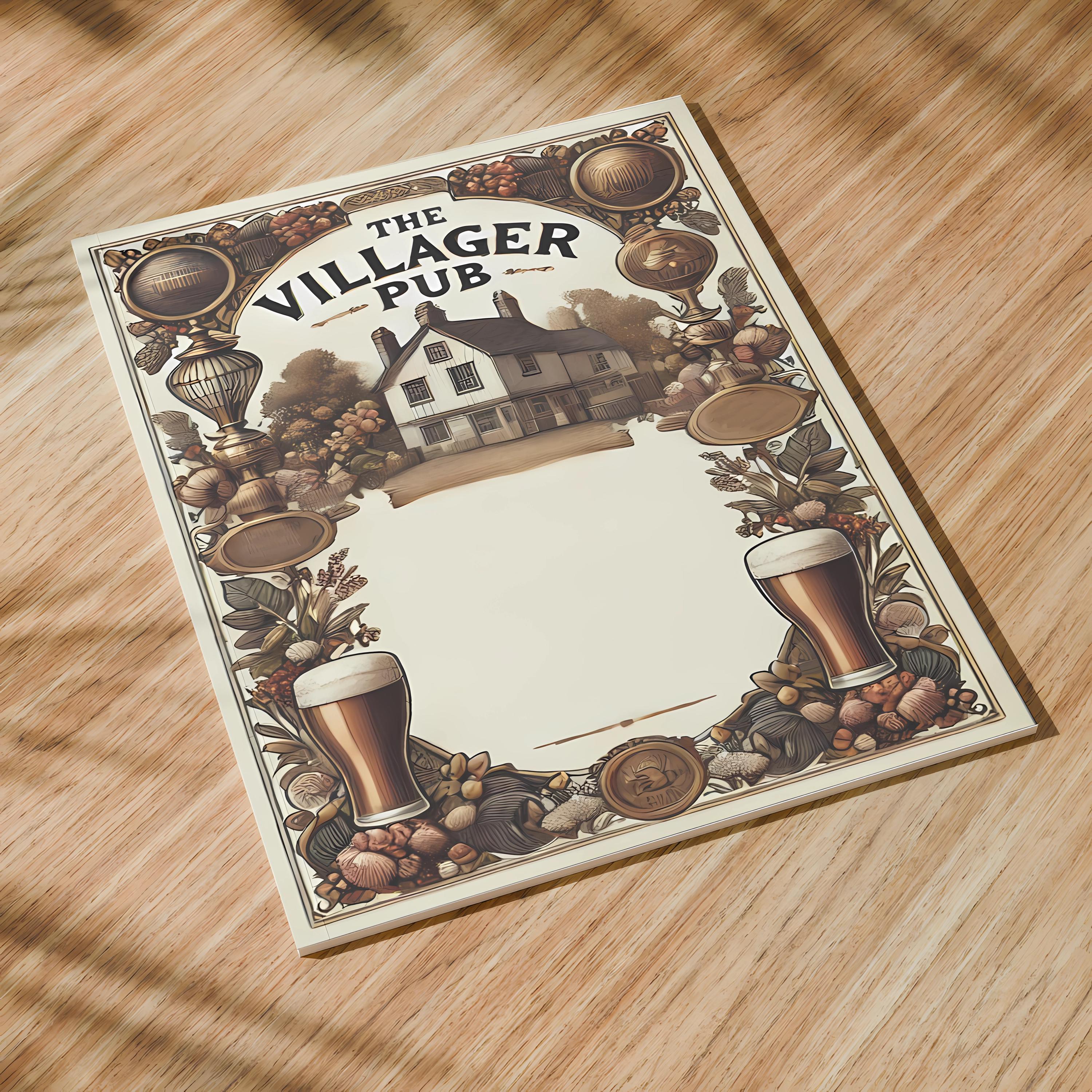 Custom 2-page Menu Design – Professional Menu Templates for Restaurants ...