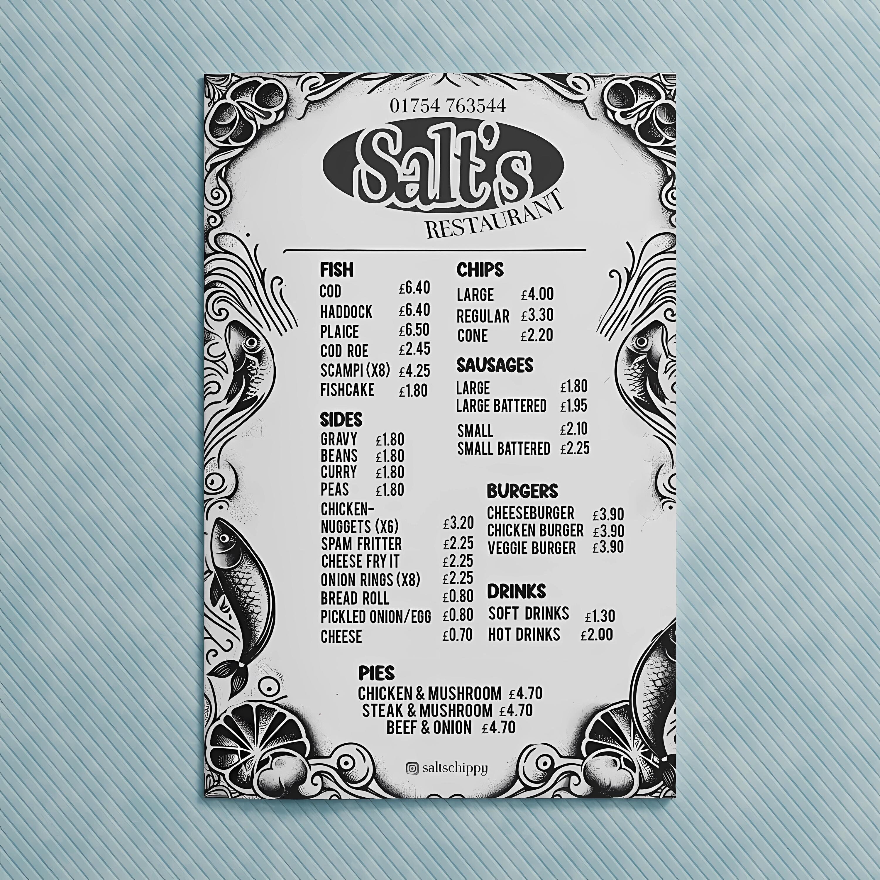 Custom 2-page Menu Design – Professional Menu Templates for Restaurants ...