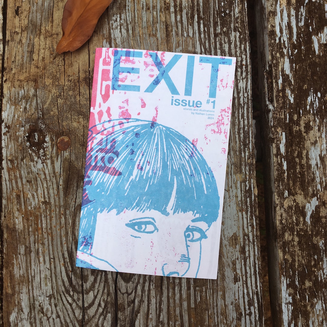 EXIT Issue #1 - Mini-comic / Illustration Zine by Nathan Lumm - Etsy