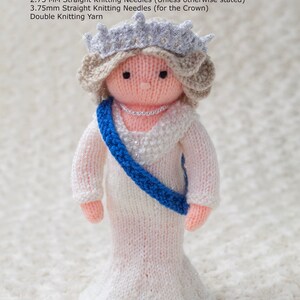 Doll Princess, Queen KNITTING Pattern Intermediate to Advanced - Etsy