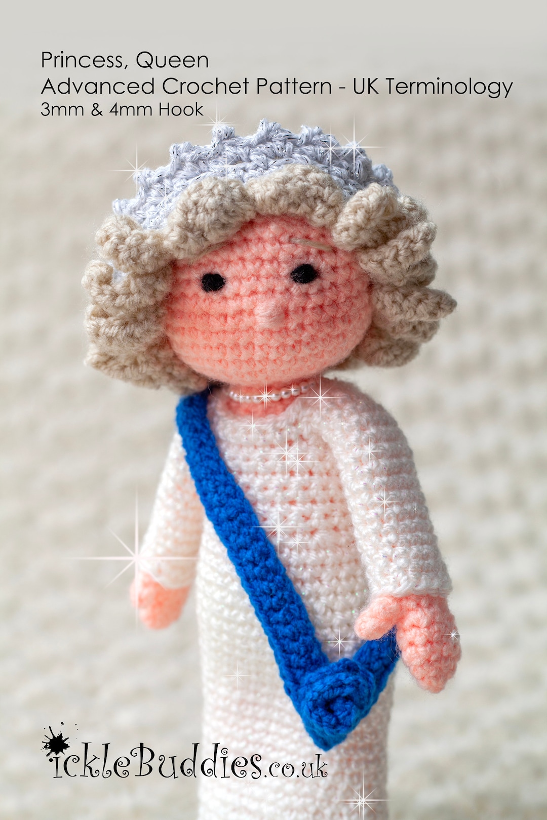 CROCHET PATTERN Princess Queen Advanced - Etsy
