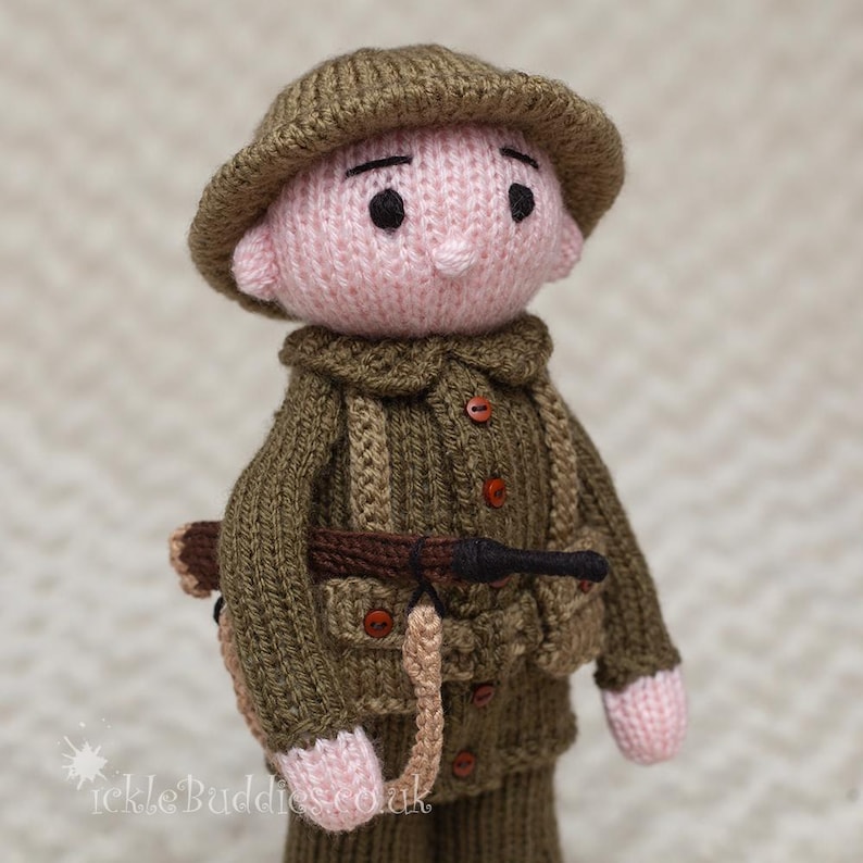 PDF Download - WWII British Soldier Knitting Pattern – Military Doll ...