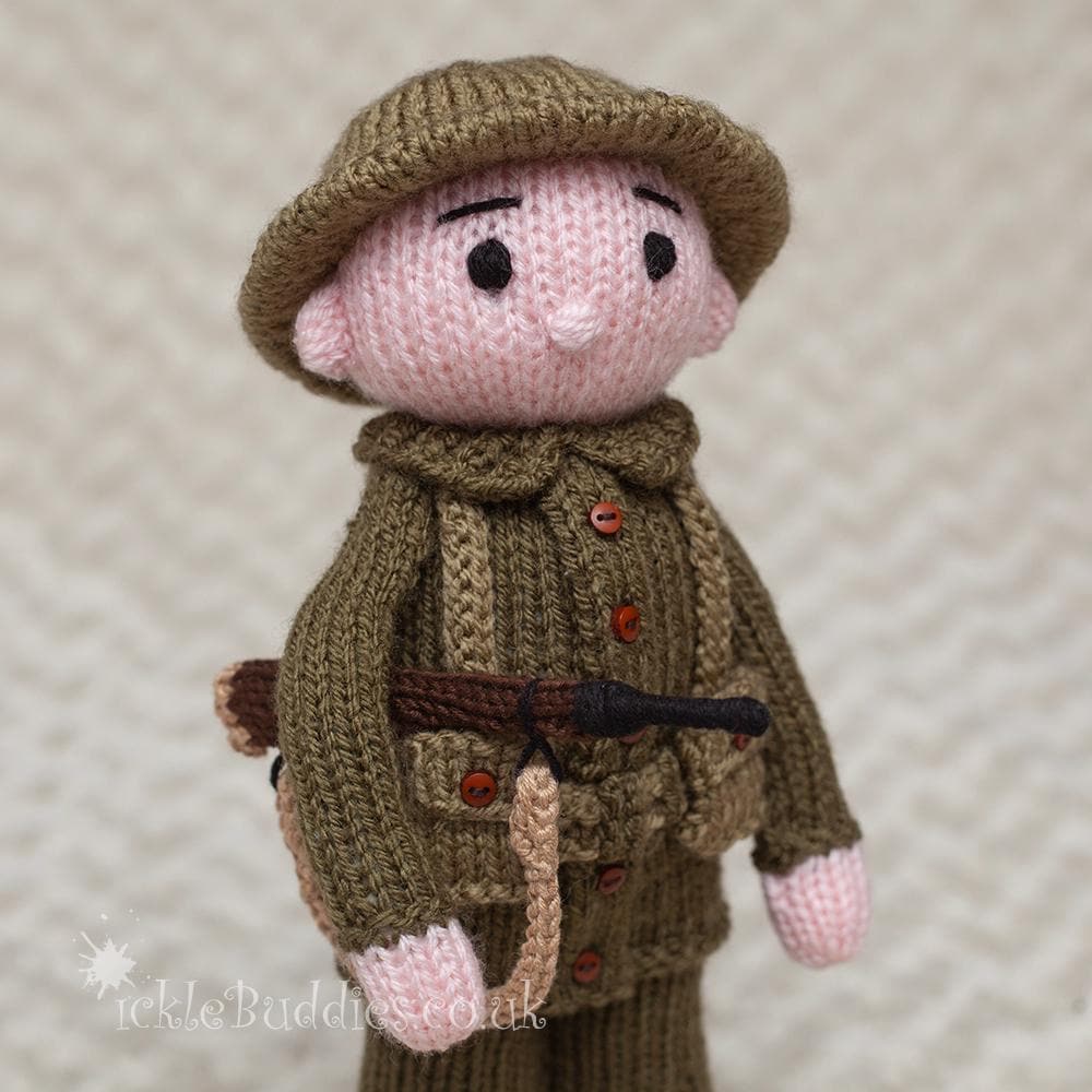 PDF Download - WWII British Soldier Knitting Pattern – Military Doll ...