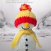 Snowman KNITTING PATTERN - Chocolate Orange Cover - Etsy