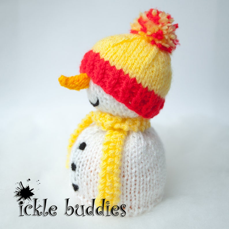 Snowman KNITTING PATTERN - Chocolate Orange Cover - Etsy