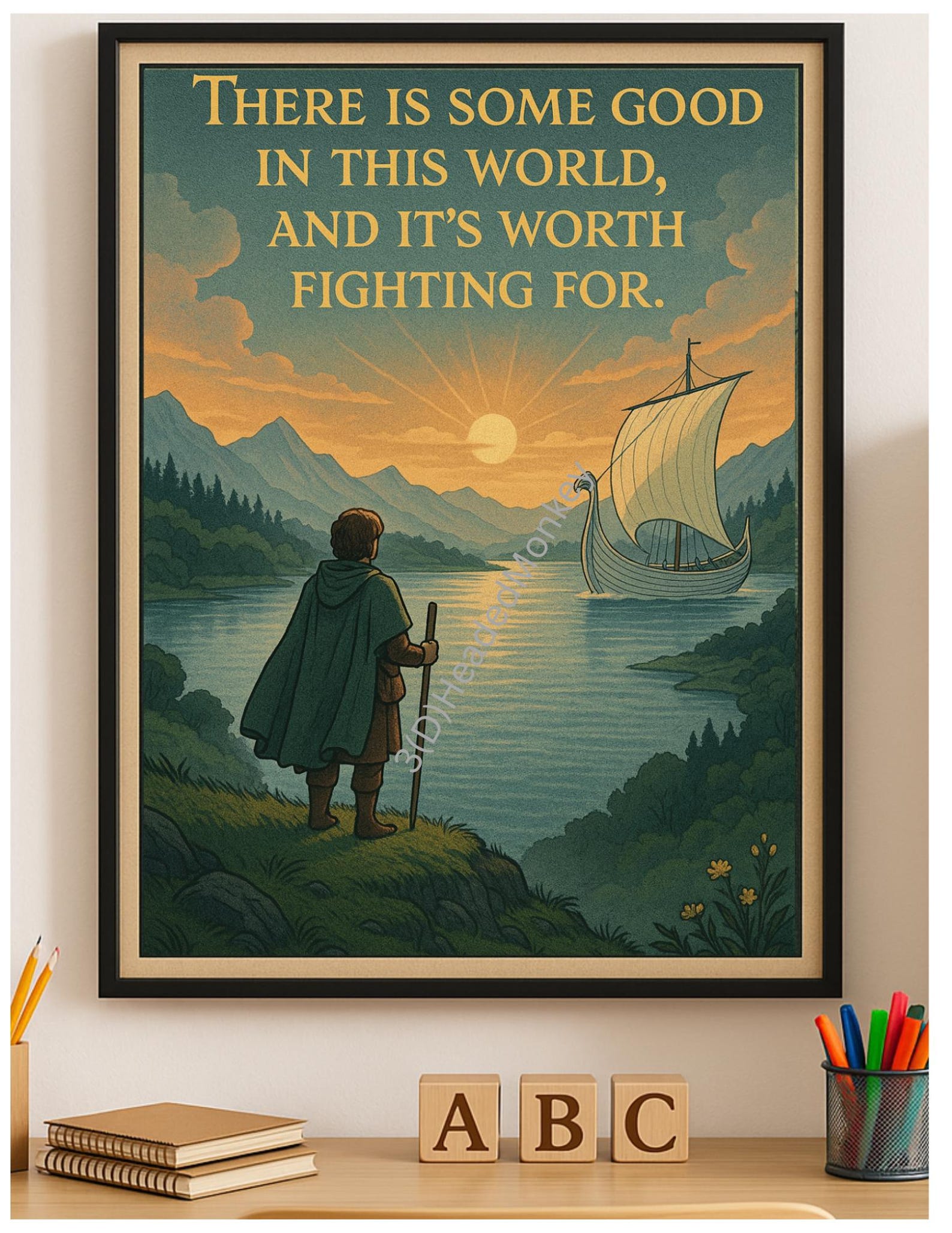 Lord of the Rings Print | Samwise Gamgee Quote, Fantasy Art (PDF) - Etsy
