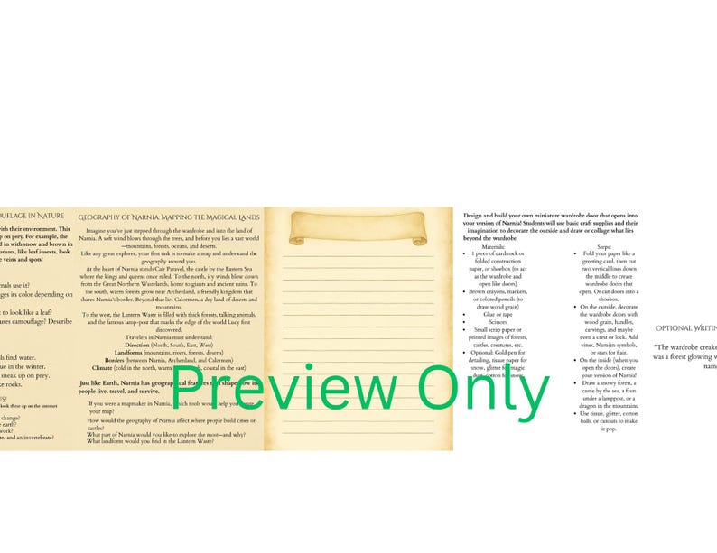 Adventures in Narnia: A Magical Learning Journey (4th-5th Grade ...