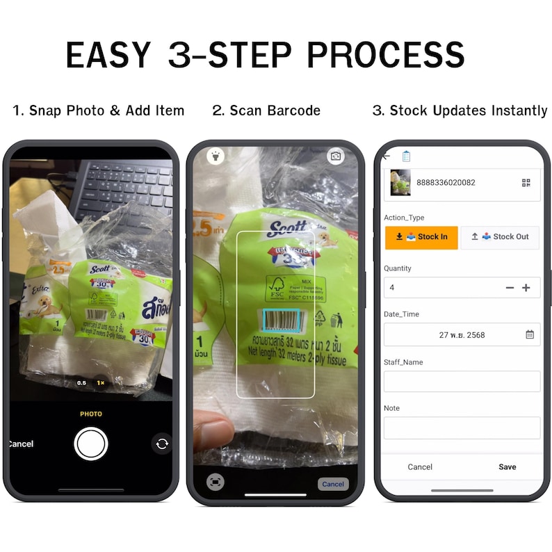 Mobile Inventory App | Barcode Scanner Stock Tracker | Google Sheets ...