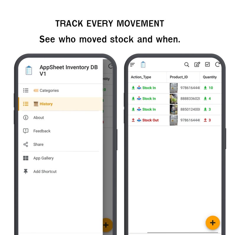 Mobile Inventory App | Barcode Scanner Stock Tracker | Google Sheets ...