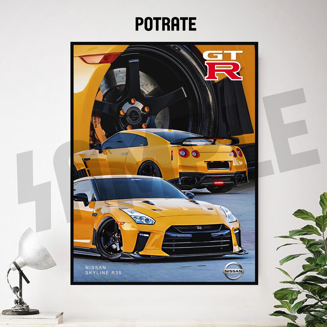 Nissan GTR R35 Poster - Etsy