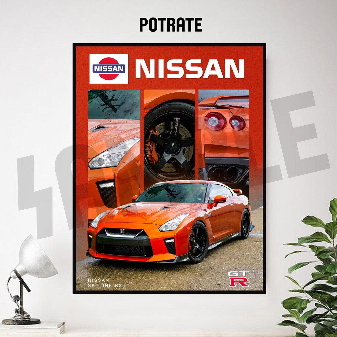 Nissan GTR R35 Poster - Etsy