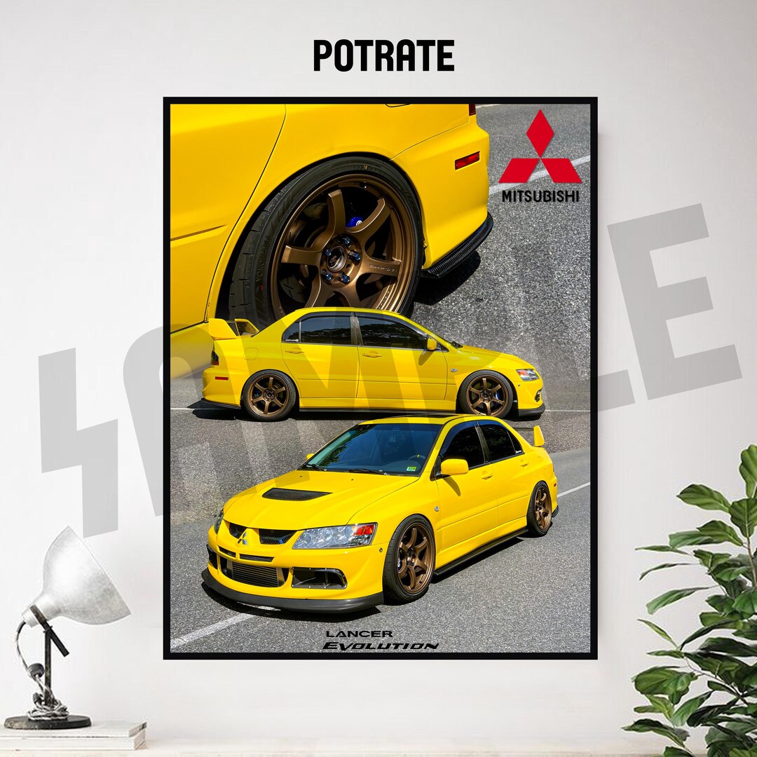 Mitsubishi EVO Poster JDM - Etsy