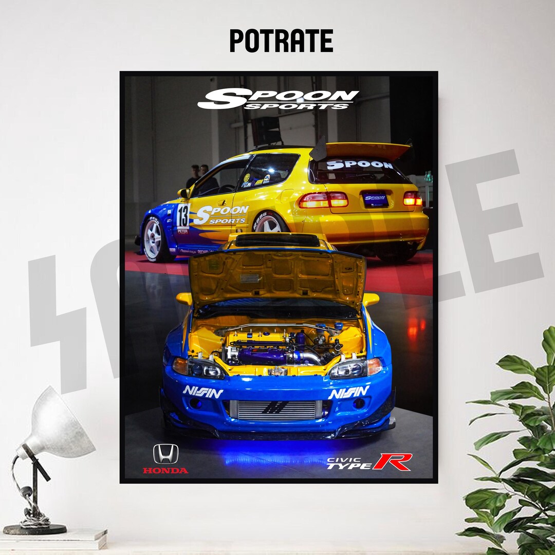 Honda Civic EG6 Spoon Poster - Etsy