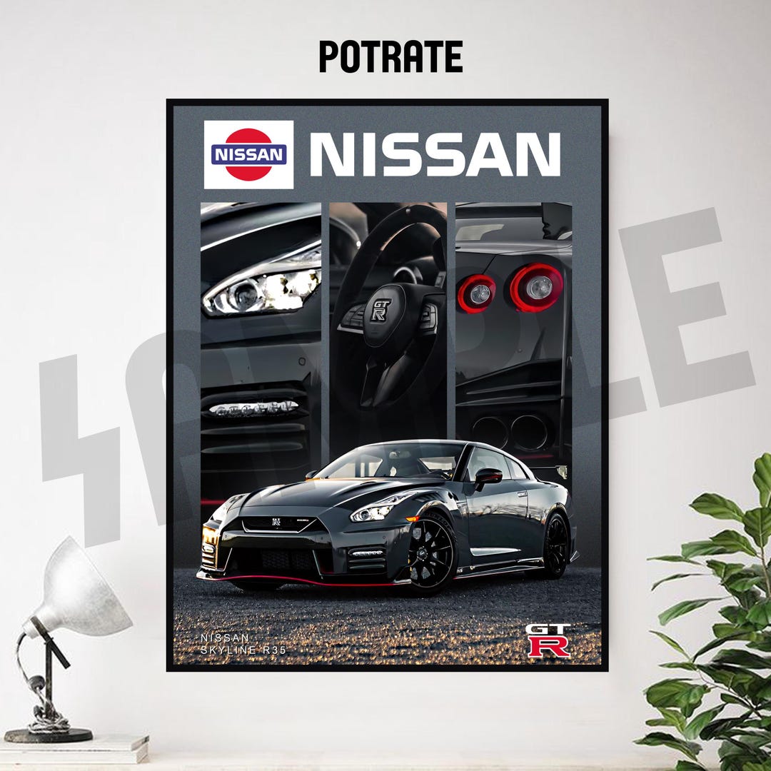 Nissan GTR R35 Poster - Etsy