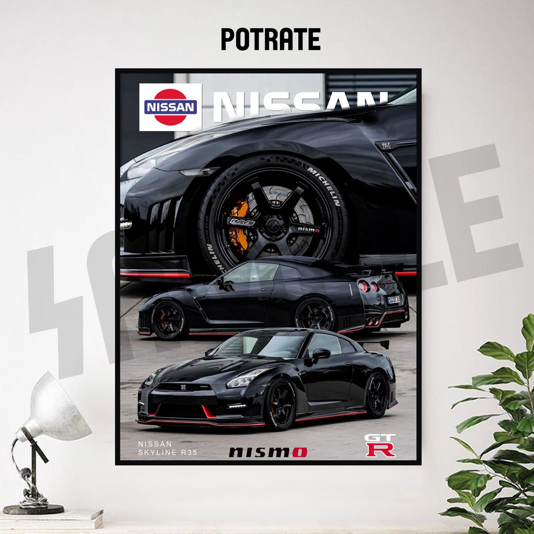 Nissan GTR R35 Poster - Etsy