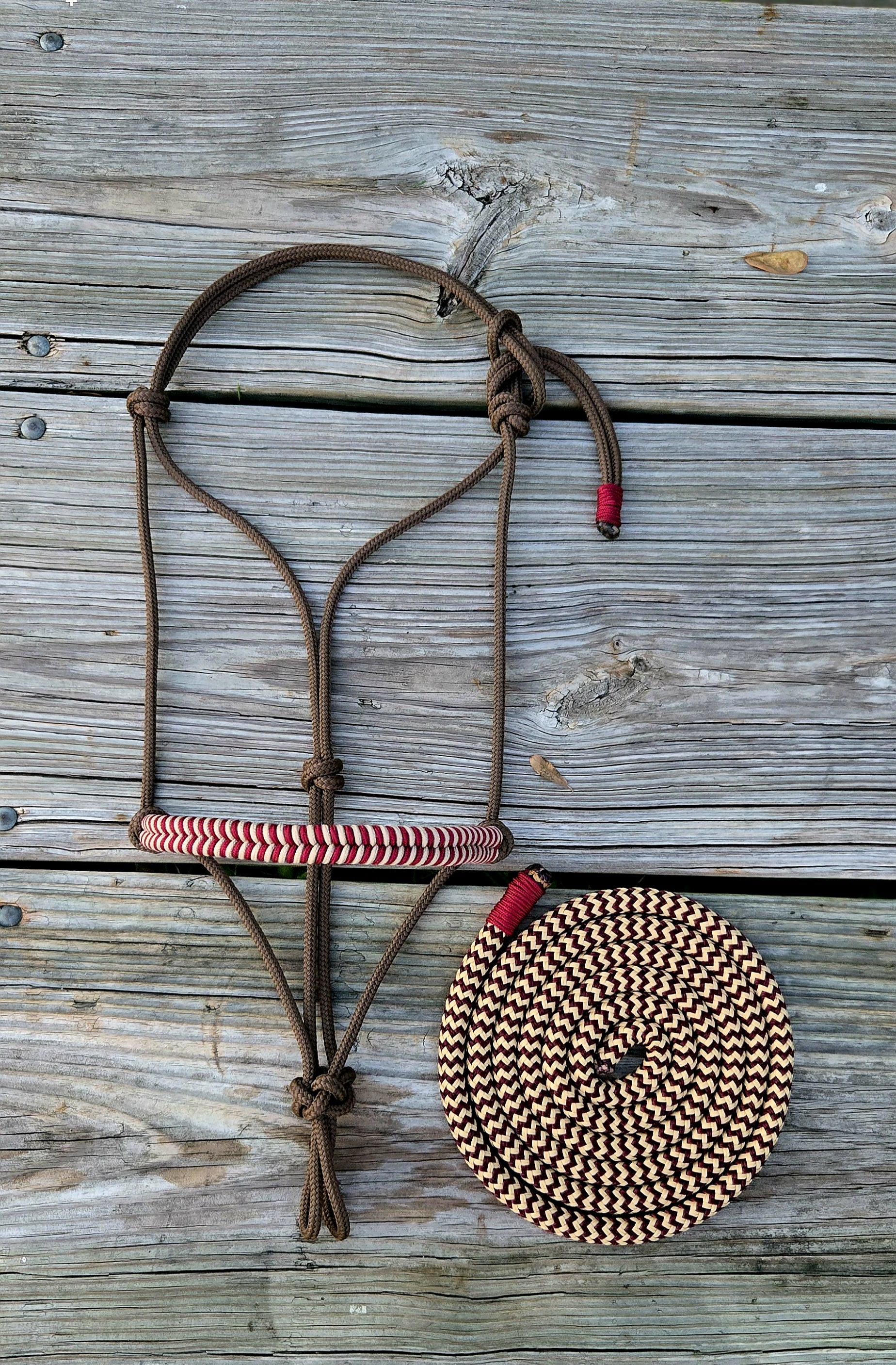 Yacht Rope Lead, Double Braid Lead Ropes, Yacht Rope Horse Lead, Custom ...