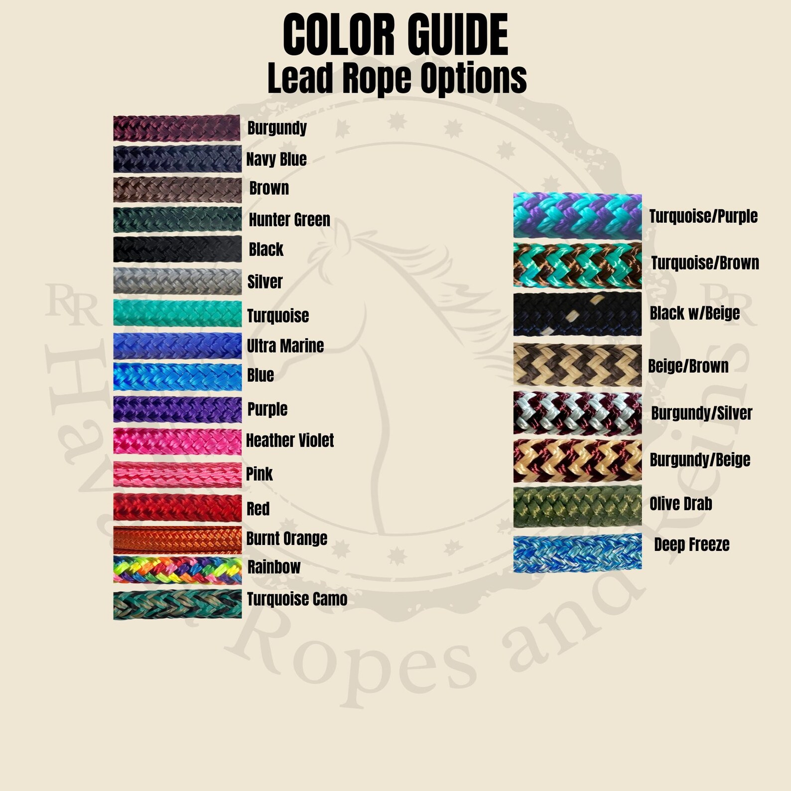 Custom Horse Neck Rope/cordeo, Liberty Rope, Yacht Rope Neck Rope, Neck ...