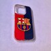 Hand Painted FC Barcelona Phone Case, Soccer Fan Gift - Etsy