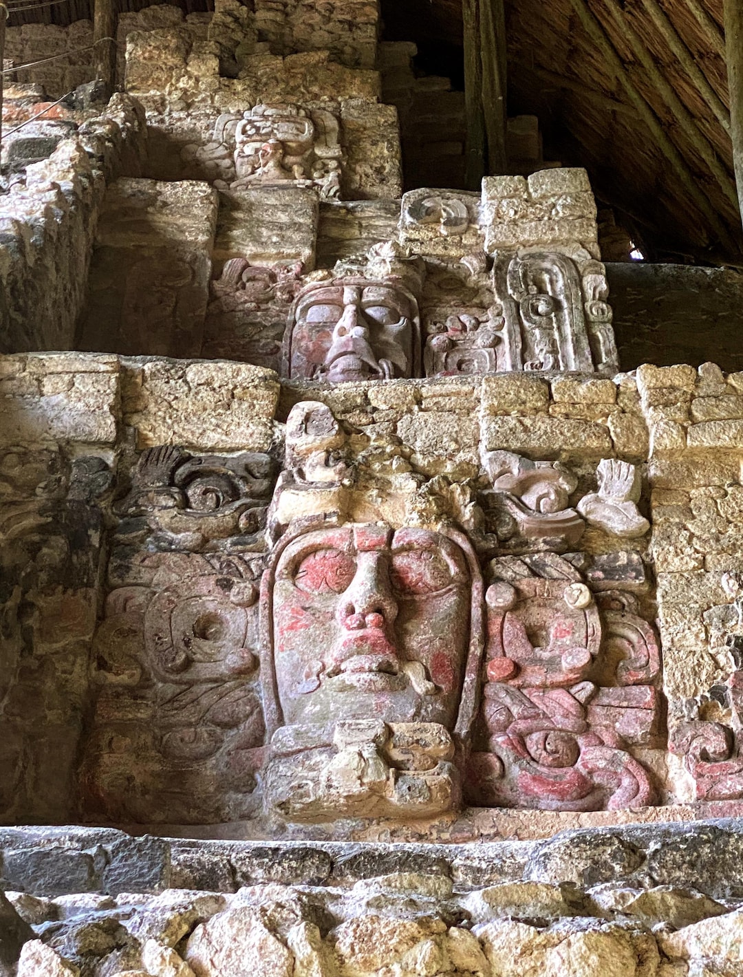 Temple of the Masks Digital Download Kohunlich Village Mayan Ruins Art ...