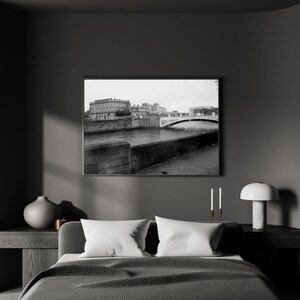 Black and White Christ Church Cathedral & Seán Heuston Bridge Digital ...