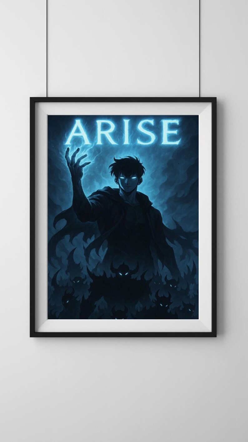 SL Arise Parody Png| Anime Poster| Solo Leveling| Aura Poster| Anime ...