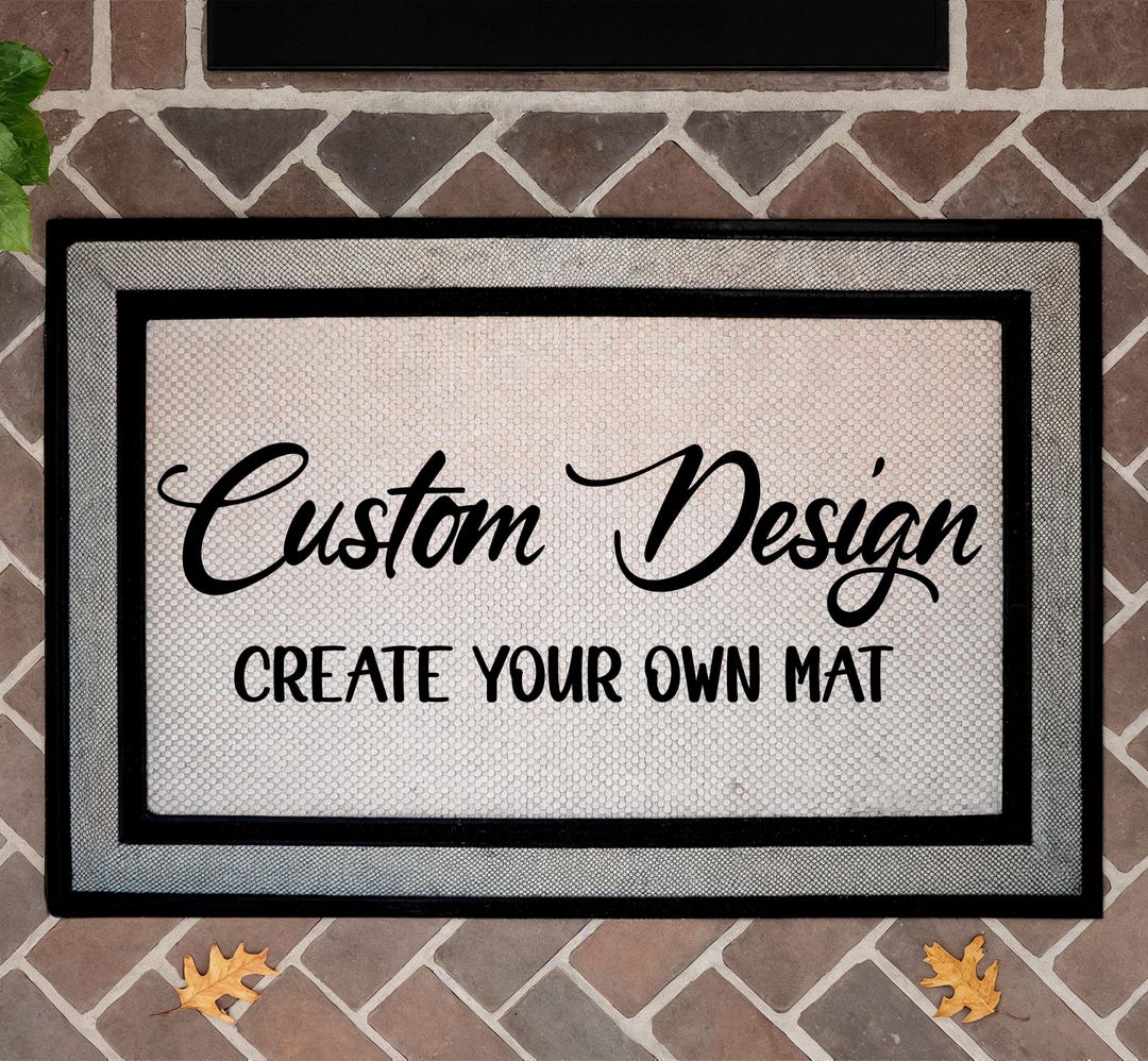Custom Entry Doormat, Create Your Own Welcome Mat, Personalized ...