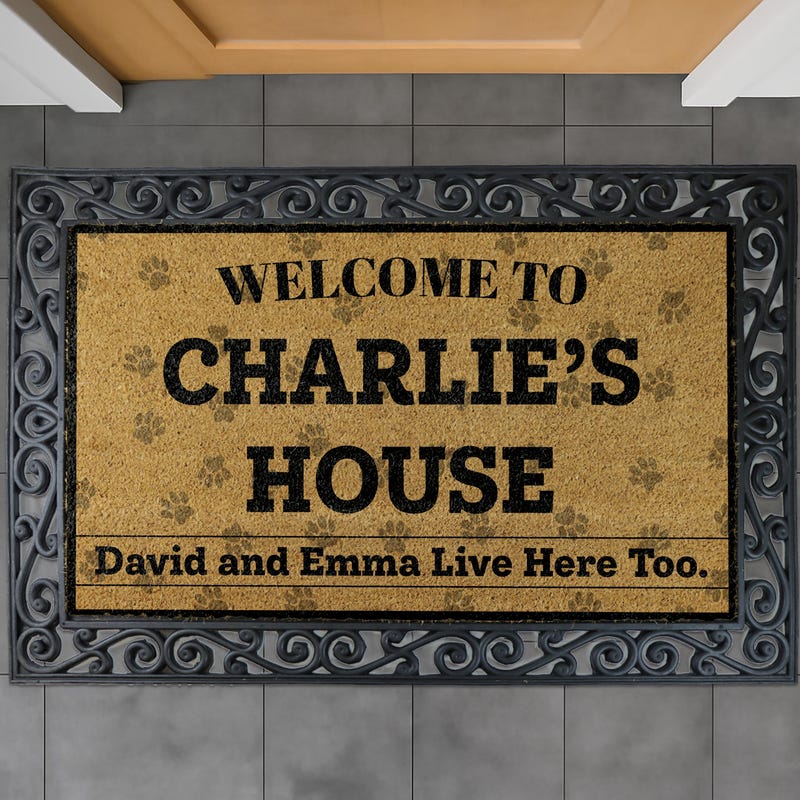 Custom Rubber Pet Mat - Etsy