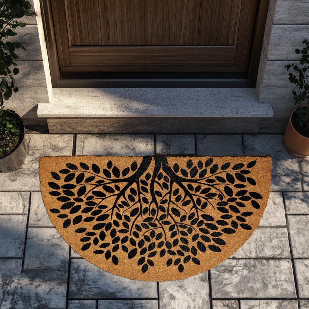 Tree of Life Doormat, Spiritual Door Mat, Meaningful Coco Fiber Mat ...