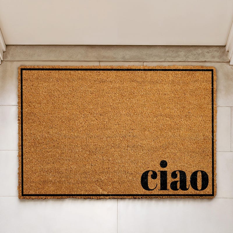 Ciao Doormat - Etsy
