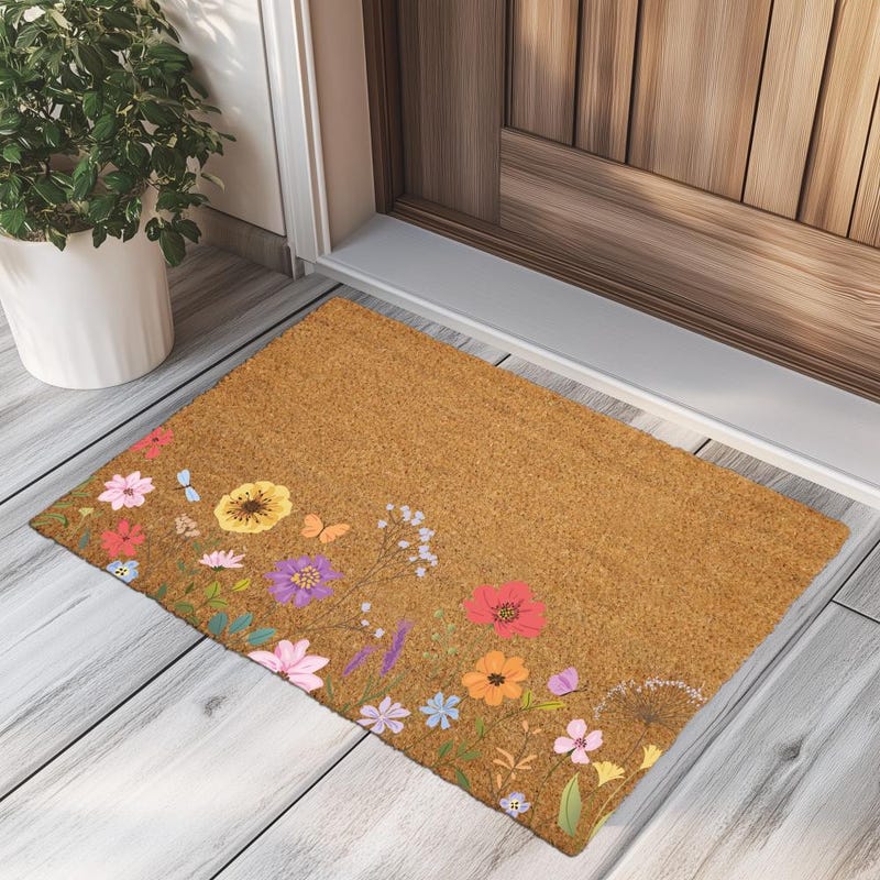 Spring Doormat - Etsy