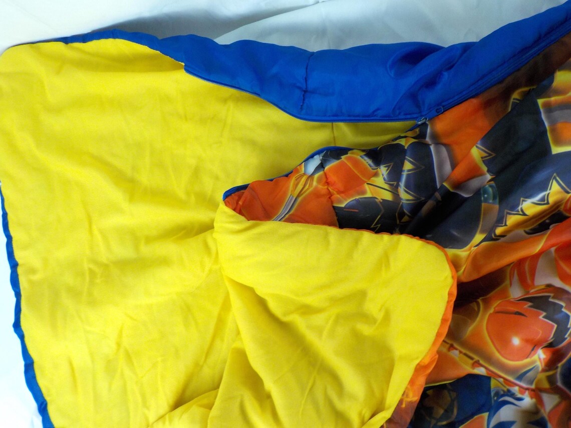 2000s Power Rangers Dinothunder Playhut Kids Sleeping Bag 52"x28 ...