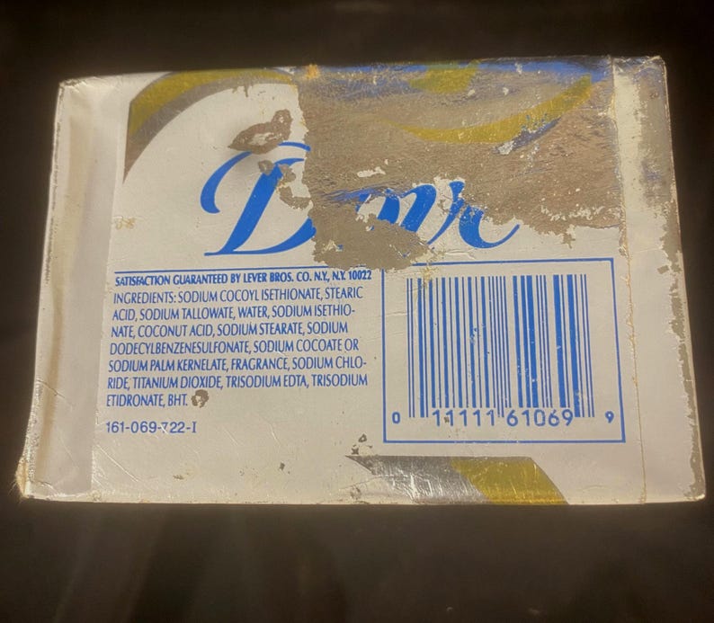 Vintage Dove Beauty Bar Soap 4-pack | 4.75 Oz Bath Size | Sealed | 1/4 ...