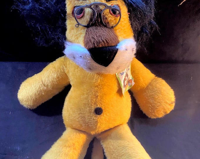Vintage 1971 HUBERT THE LION Harris Bank Trust 26" Stuffed Toy W ...