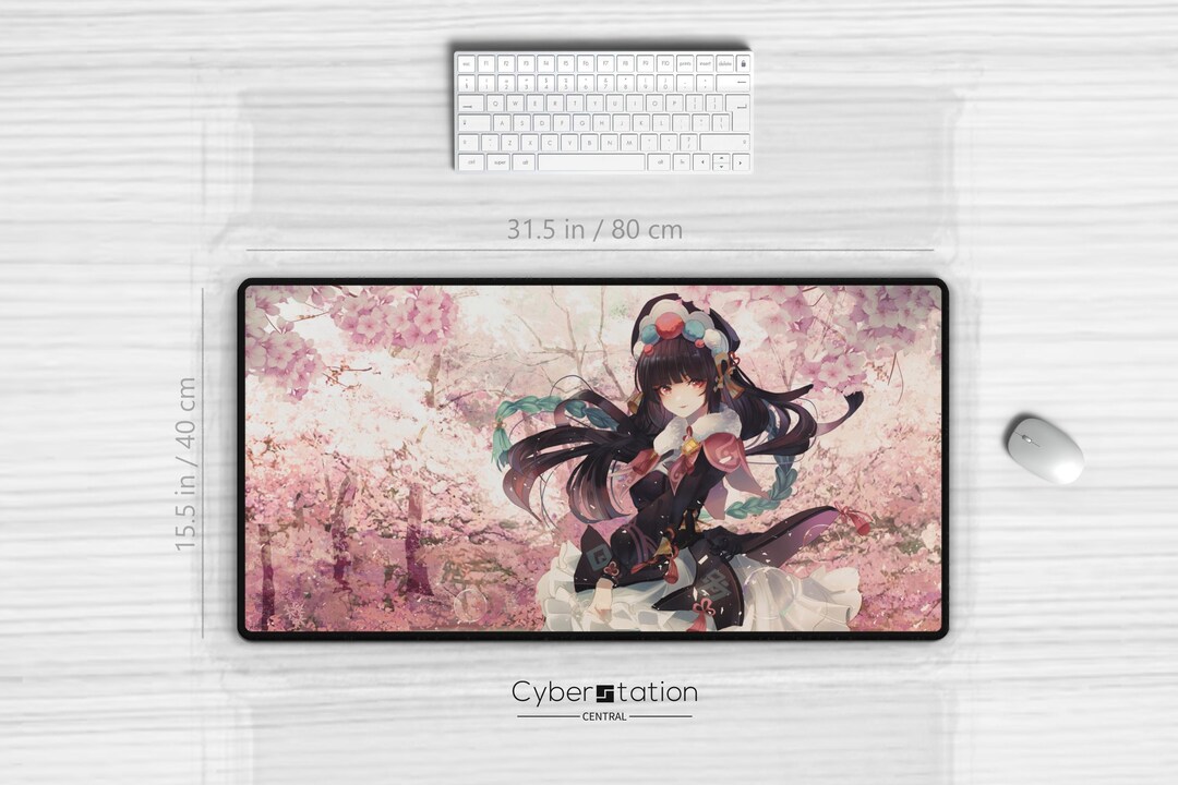 GENSHIN IMPACT - Gaming Desk Mat | Yun Jin | 31.5 X 15.5 in / 80 X 40 ...