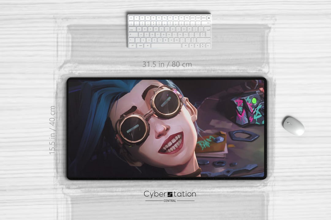 ARCANE - Gaming Desk Mat | JINX | 31.5 X 15.5 in / 80 X 40 Cm - It's Me ...