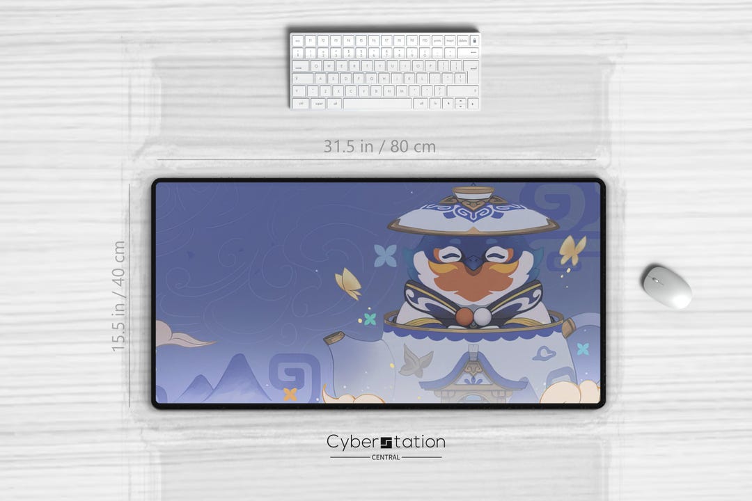 GENSHIN IMPACT Gaming Desk Mat TUBBY 31.5 X 15.5 in / 80 X 40 Cm Tea ...