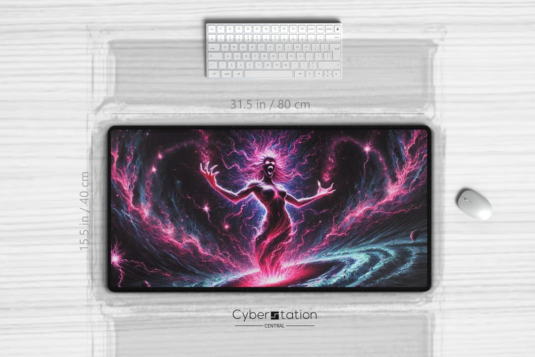 WARHAMMER - Gaming Desk Mat | SLAANESH | 31.5 X 15.5 in / 80 X 40 Cm ...